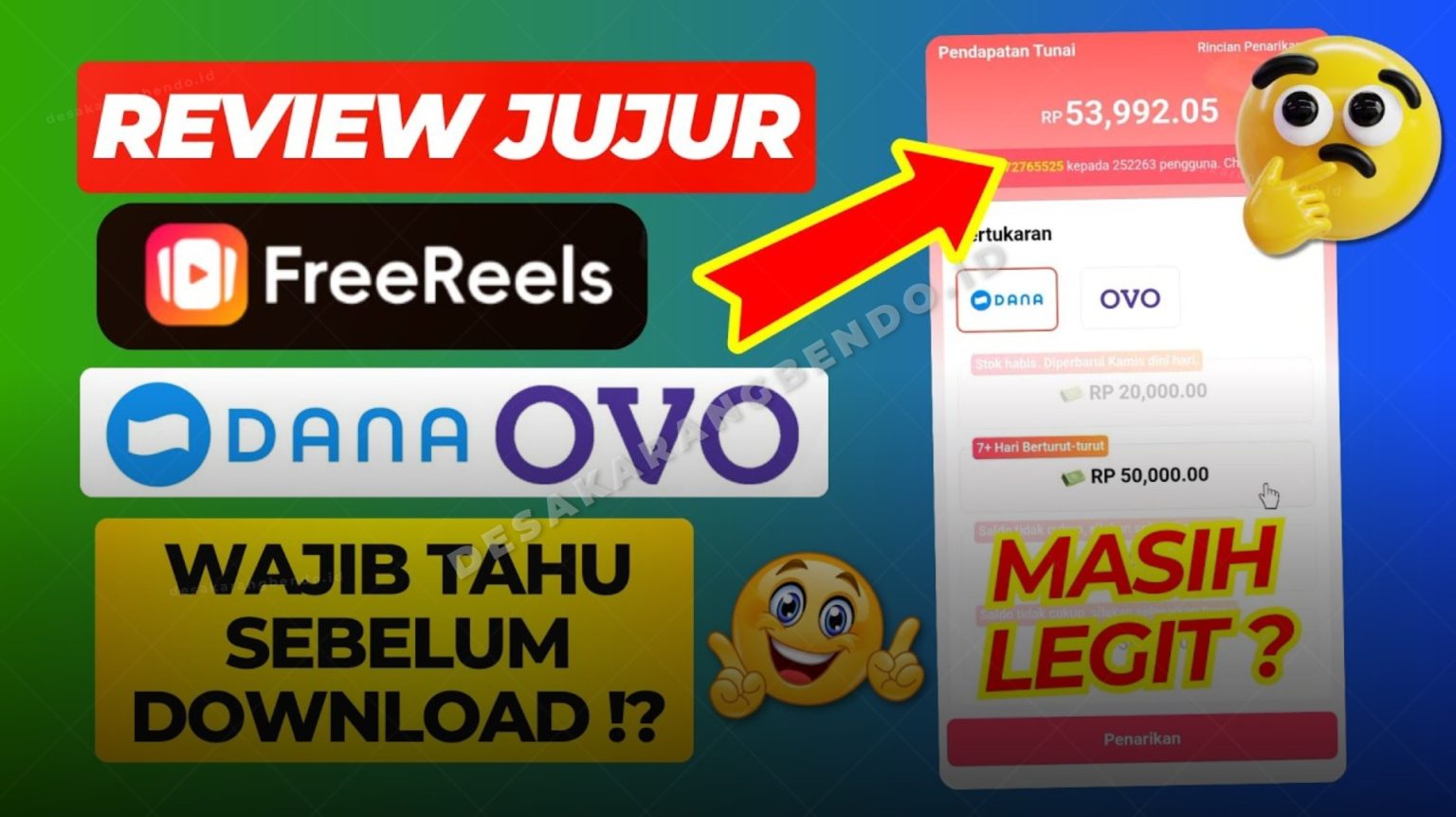 Cara Main FreeReels Penghasil Uang Rp105 Rb dan Withdraw ke Saldo DANA ...